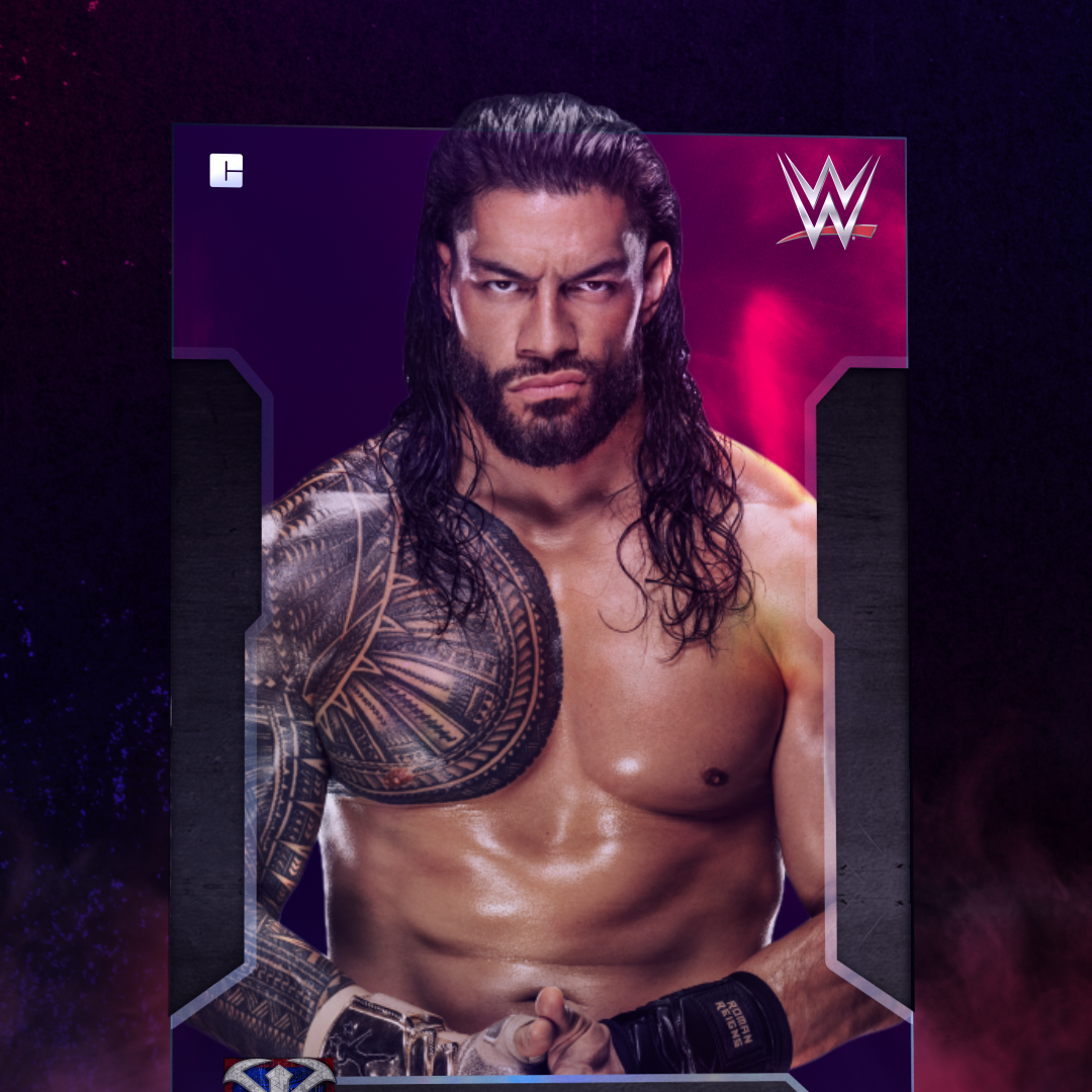 Roman Reigns WrestleMania 39 Digital Trading Card NFT - Candy