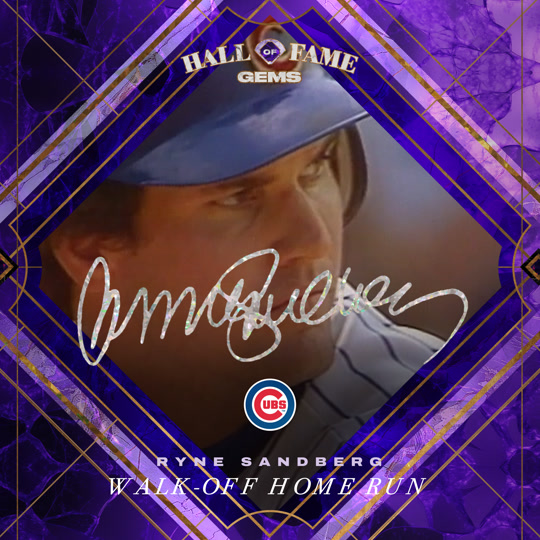 Ryne Sandberg - Walk-Off Home Run - Candy